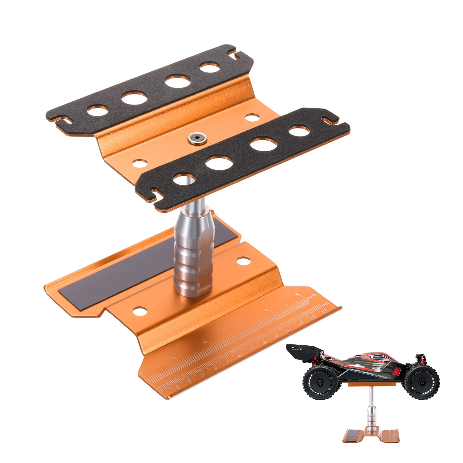 Uxcell 1 Set RC Car Work Stand Lift Lower Aluminum Repair Workstation ...