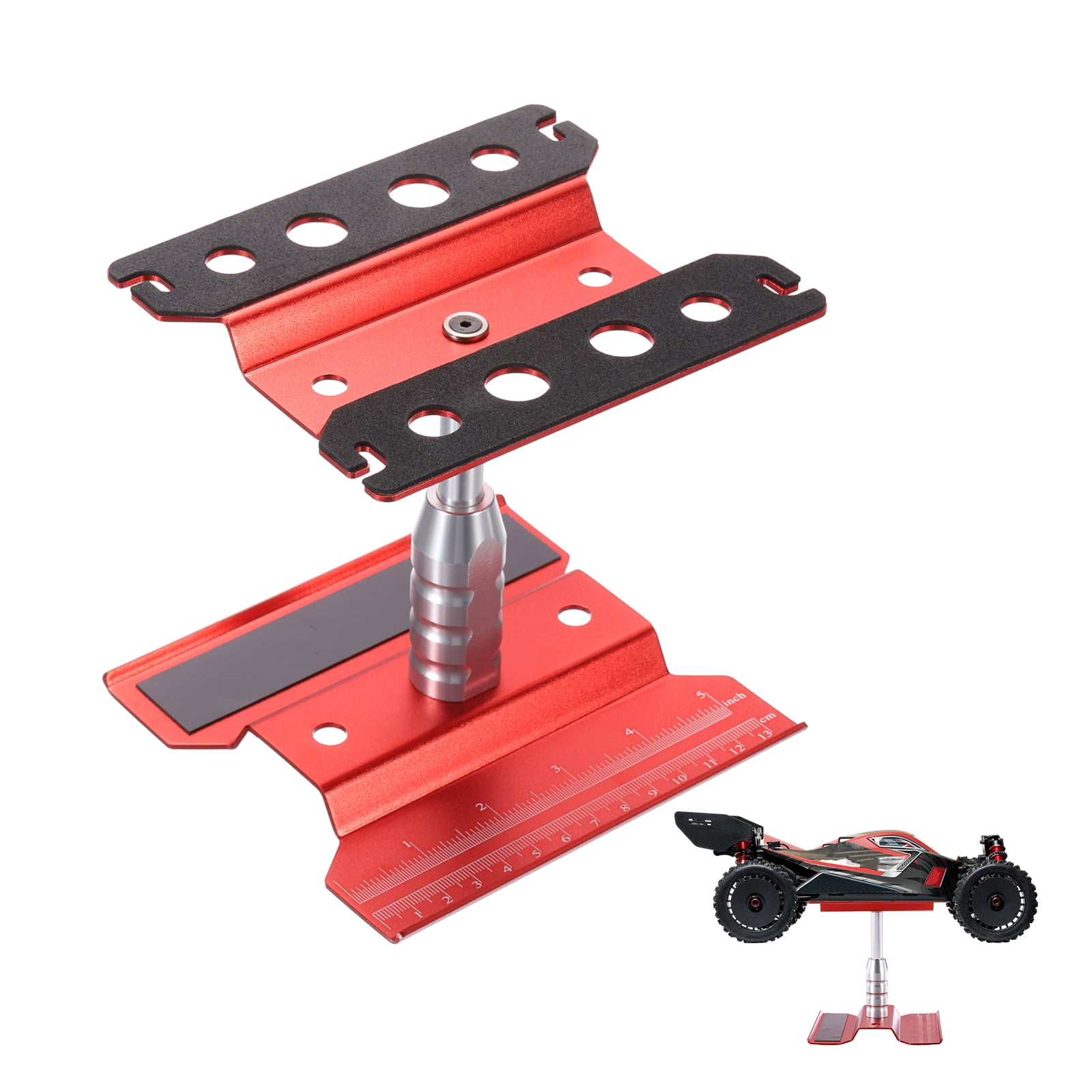 Uxcell 1 Set RC Car Work Stand Lift Lower Aluminum Repair Workstation ...