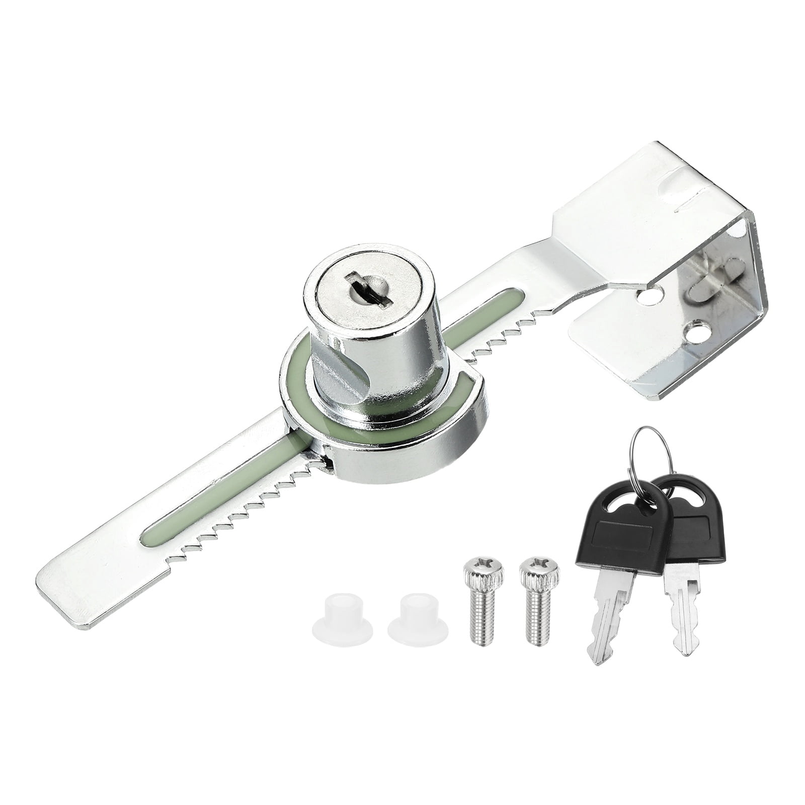Uxcell 1" Sliding Glass Door Ratchet Lock, Keyed Alike Luminous Secure ...