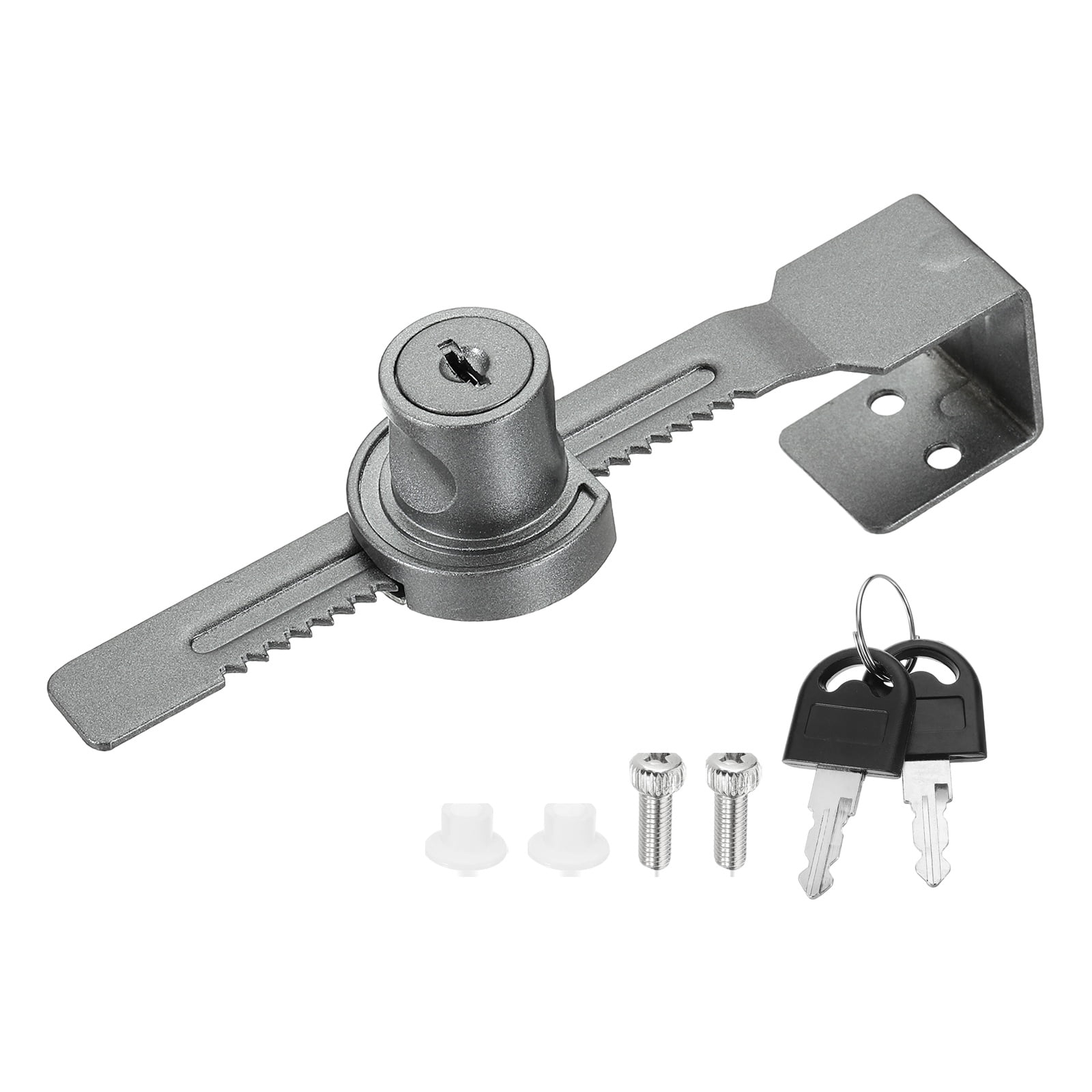 Uxcell 1" Sliding Glass Door Ratchet Lock, Keyed Alike Secure Showcase ...
