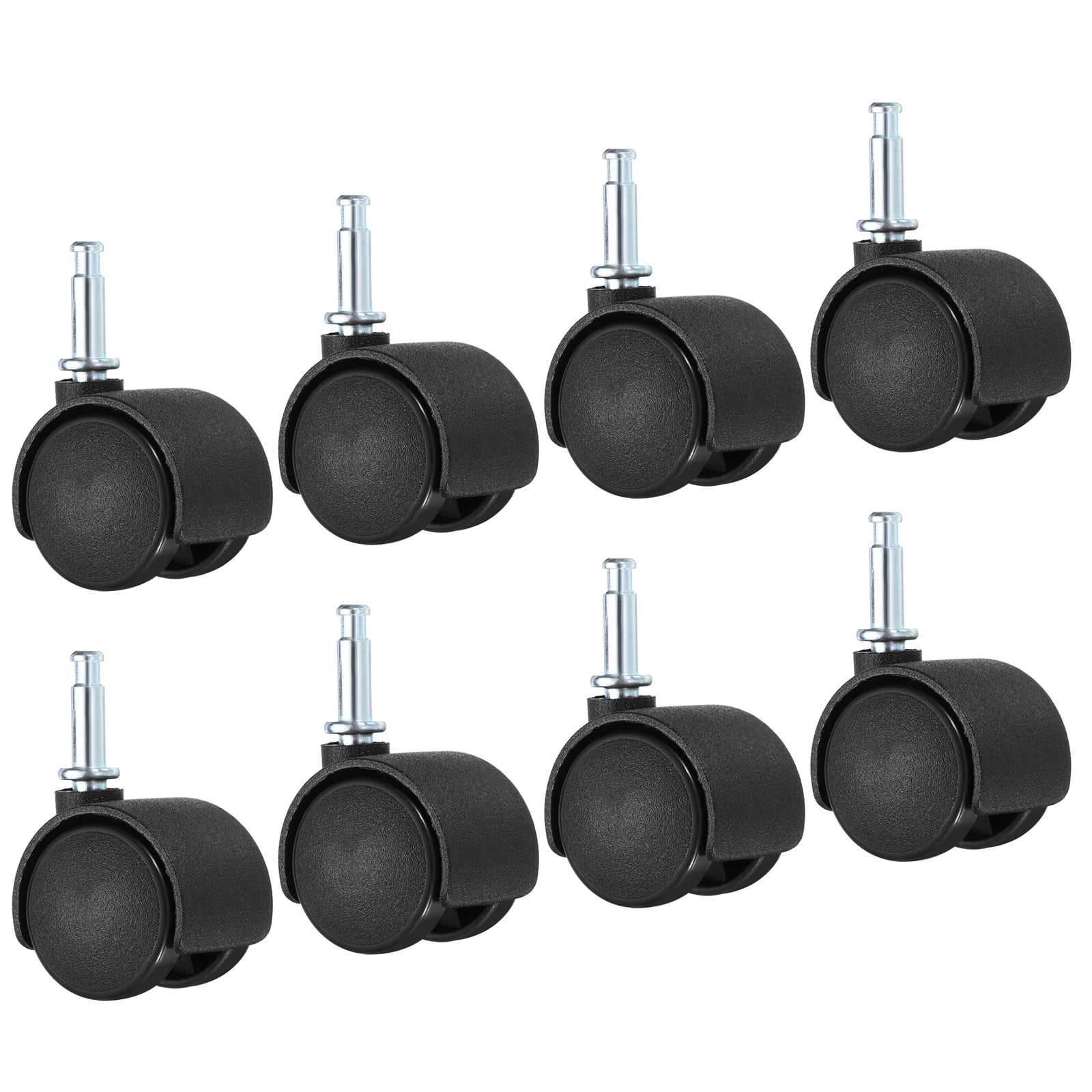 Uxcell 1" Swivel Stem Casters Nylon 360 Degree Insert Swivel Stem ...