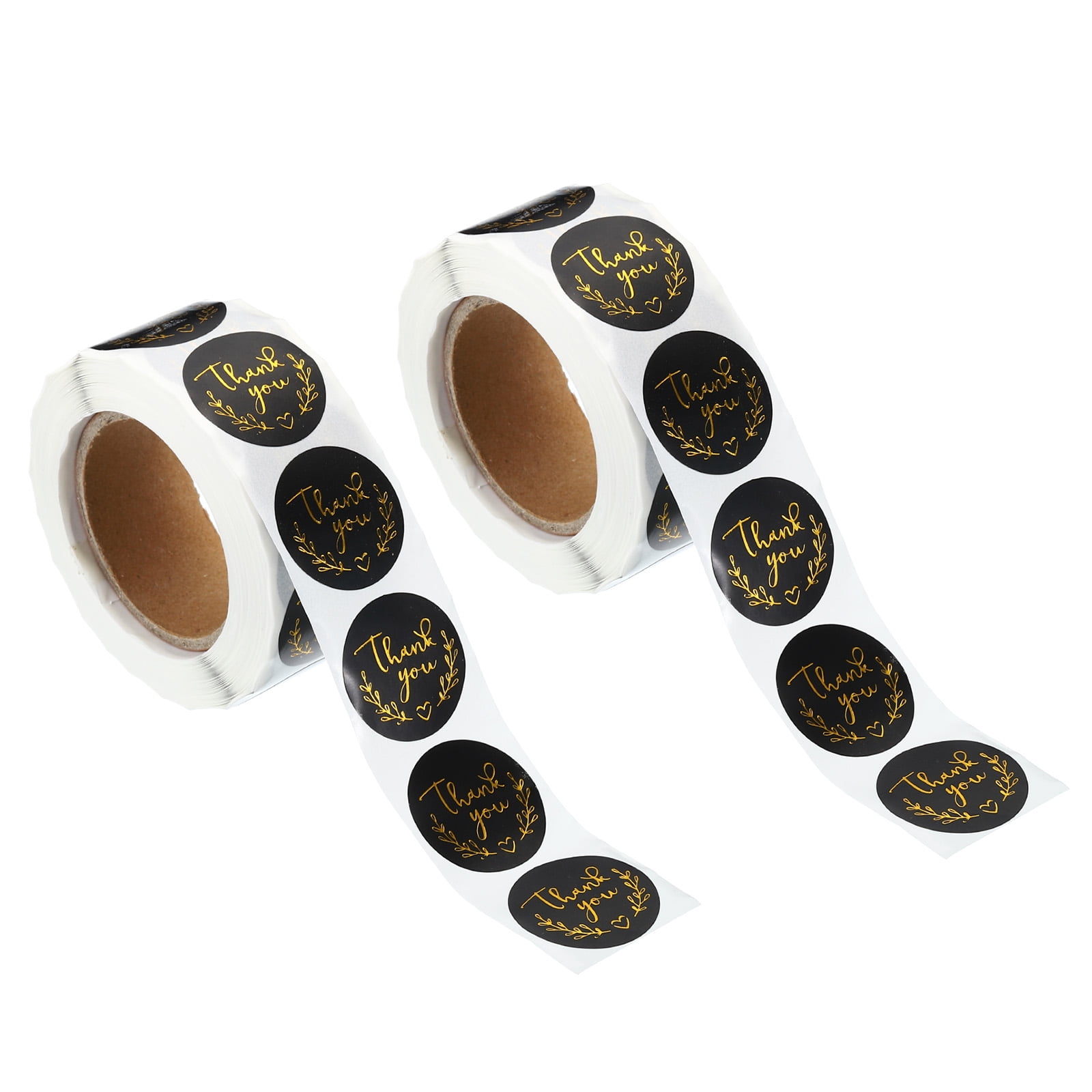 Uxcell 1" Thank You Seal Stickers, 2 Roll Total 1000 Pcs Self Adhesive ...