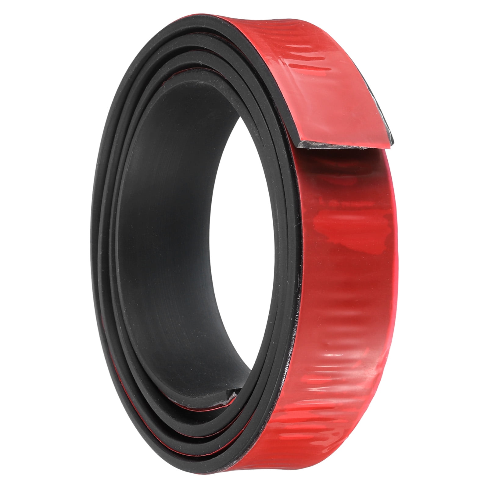 Uxcell 1"W x 1/8"T x 10'L Adhesive Rubber Strips Solid Neoprene Rubber ...