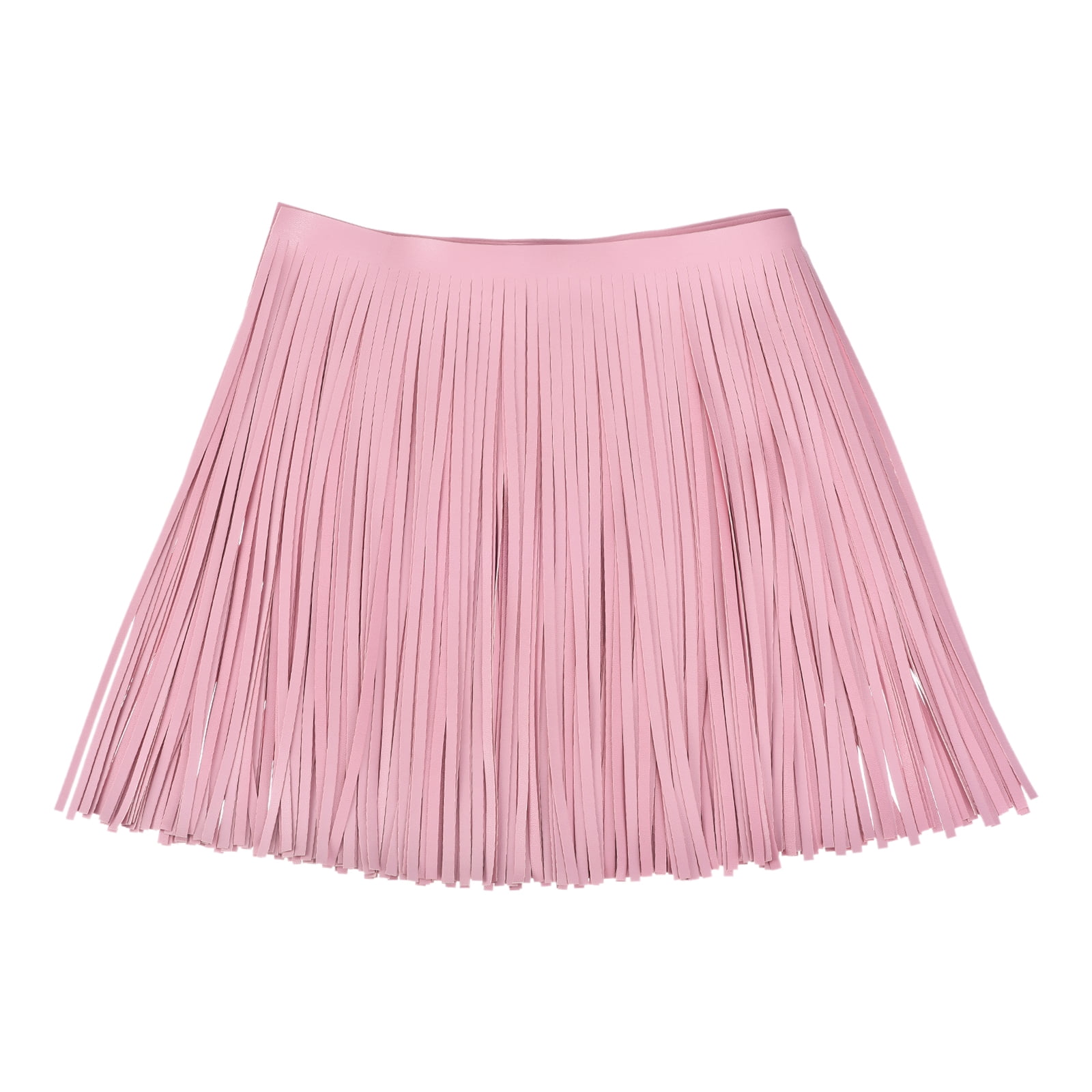 Uxcell 1 Yard 12 Inch Faux Leather Fringe Trim Tassel Fringe for Sewing ...