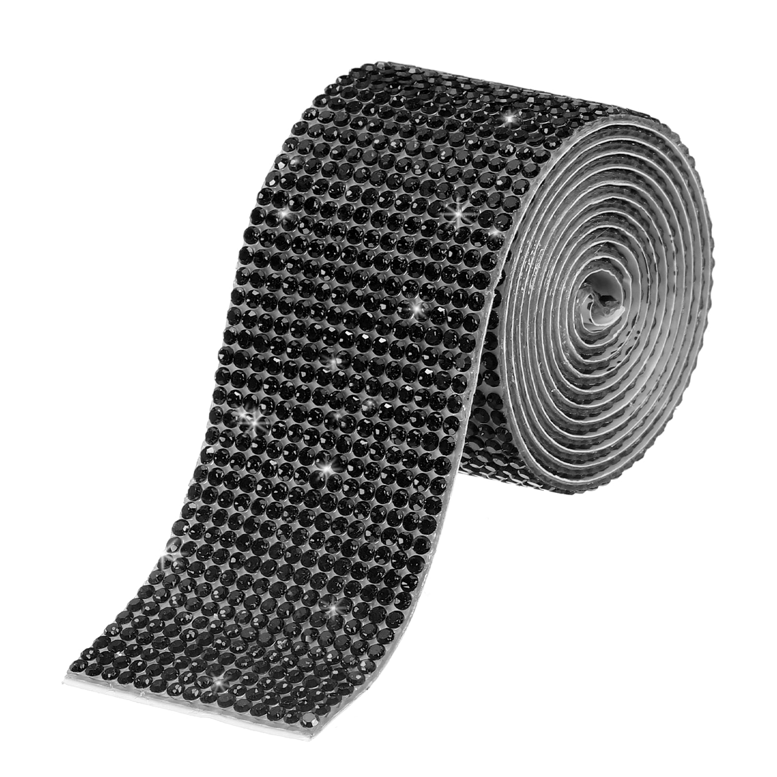 Uxcell 1 Yard 32mm Self Adhesive Crystal Rhinestone Ribbon for Crafts ...
