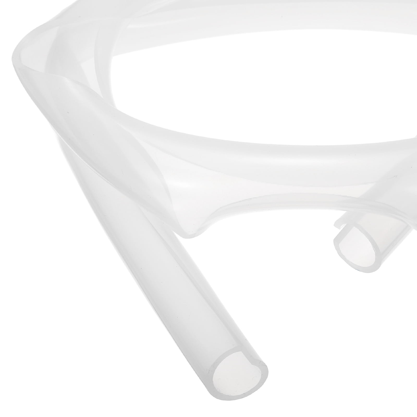 Uxcell 1 m Silicone Cable Sleeve Tubing, 16mm Clear Silicone Tube Cord ...