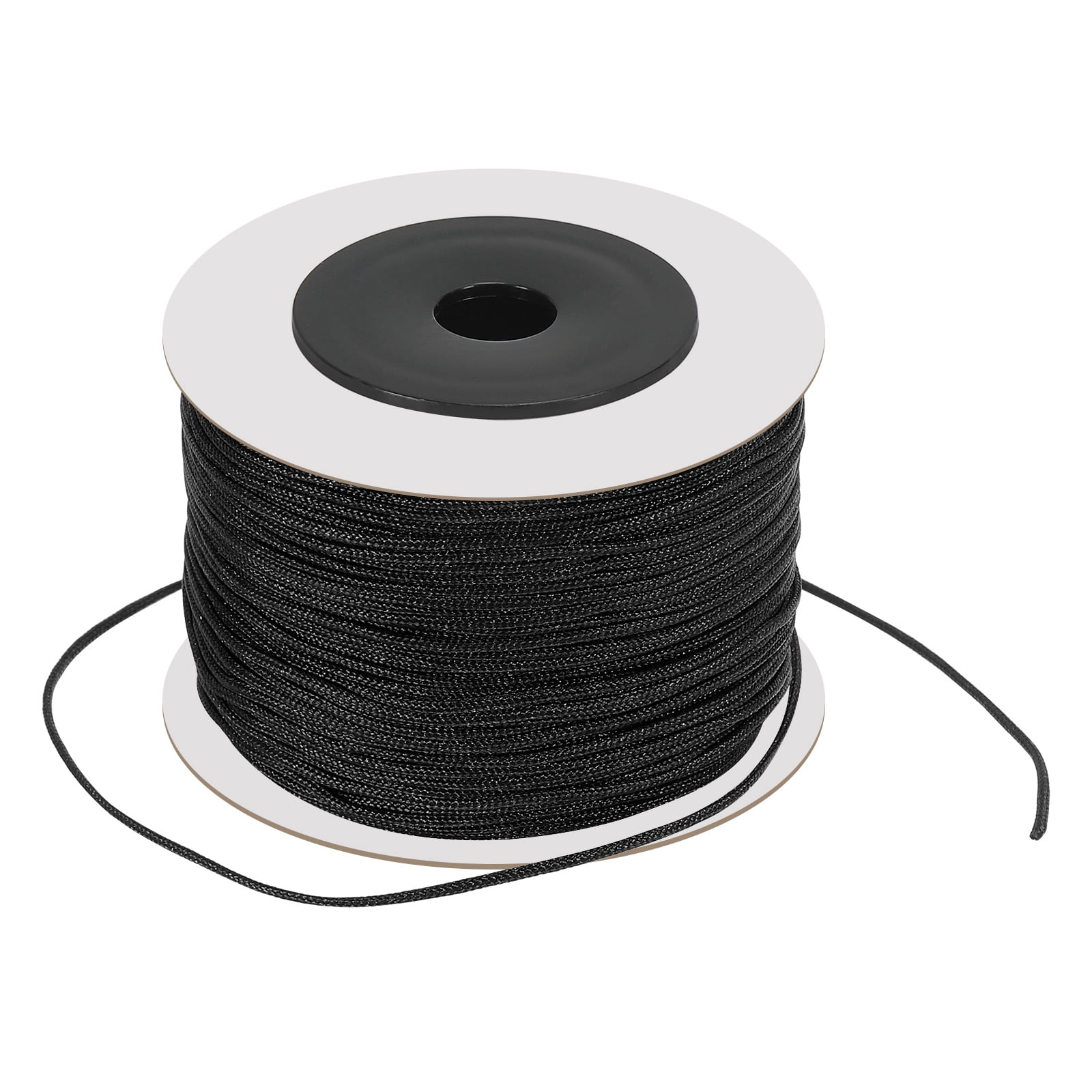 Uxcell 1 mm x 87 Yard Nylon Satin Cord 1 mm Beading String Braided Rope ...