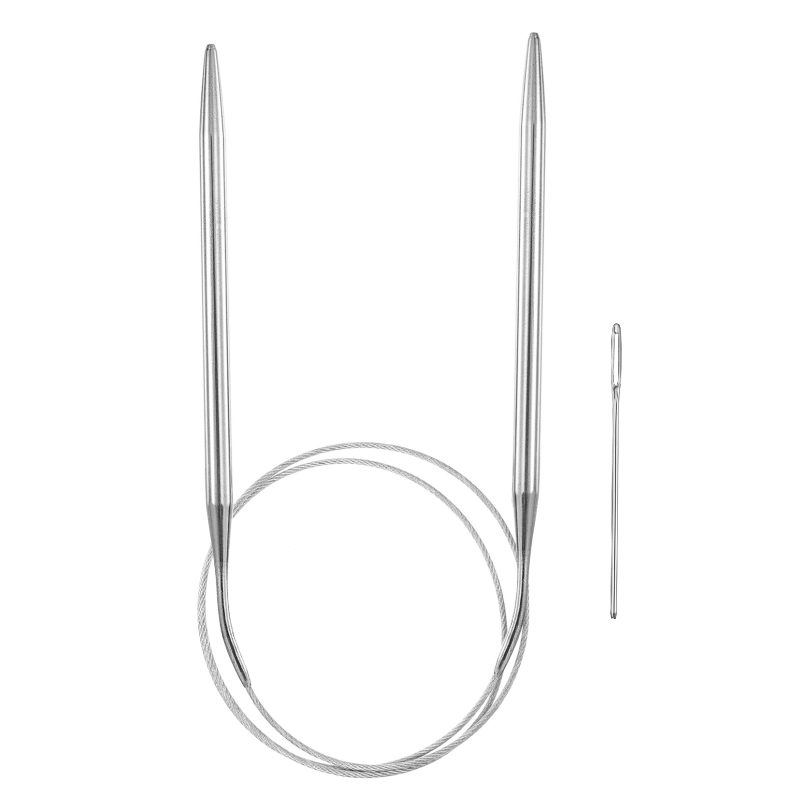 Uxcell 1 pack Circular Knitting Needles Needles Stainless Steel for ...
