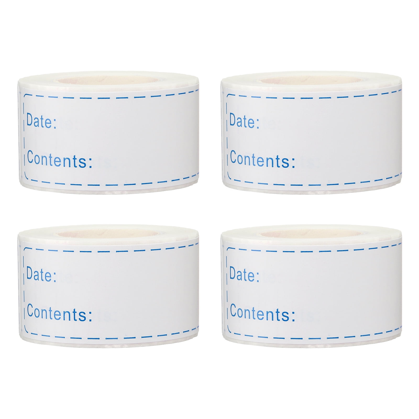 Uxcell 1 x 3 Inch Removable Freezer Labels, 4 Roll/500 Pcs Stickers ...