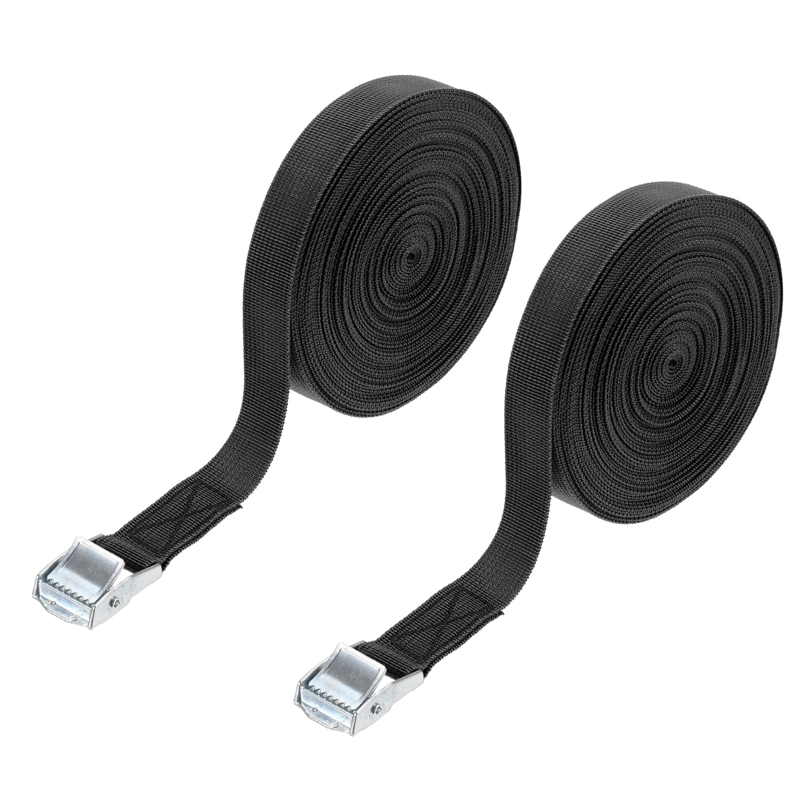 Uxcell 1" x 39 ft Lashing Straps, 2 Pcs Tie Down Strap Cam Buckle ...
