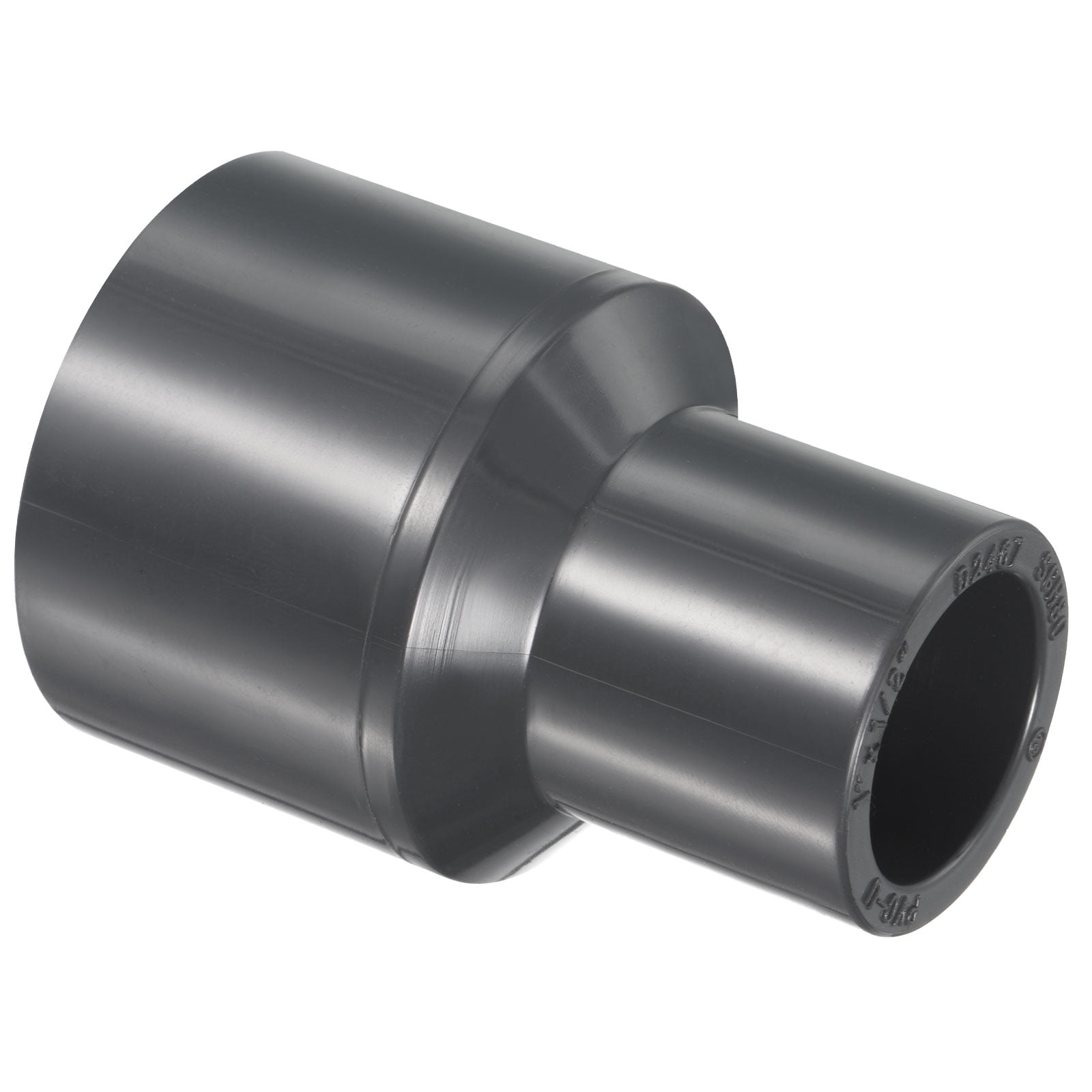 Uxcell Reducer Pipe Fitting SCH80 Straight Coupling, Grey 1"x1/2" 1 ...