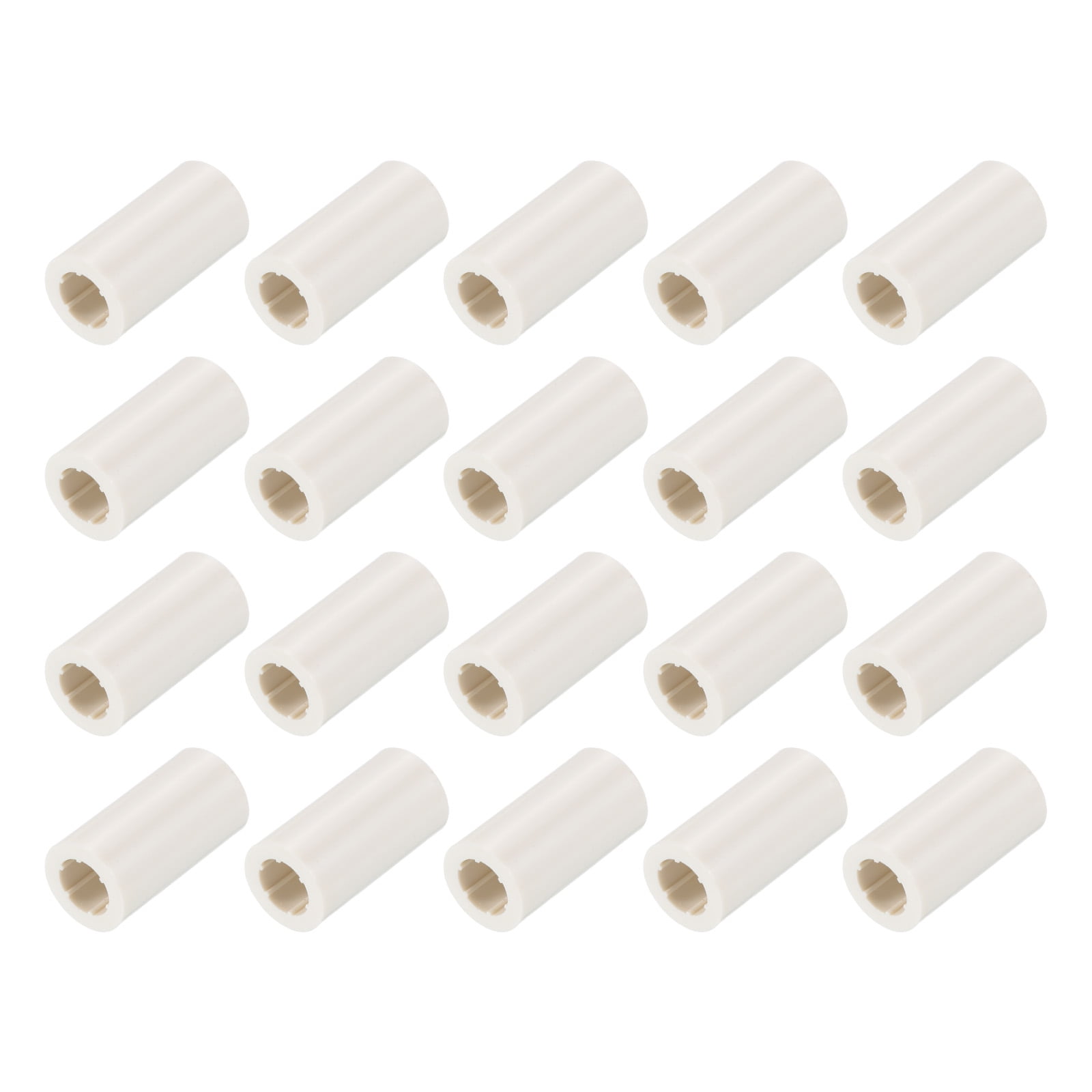 Uxcell 1 x 0.51" Pool Cue Ferrules 20 Pack Billiard Cue Ferrules Slip ...