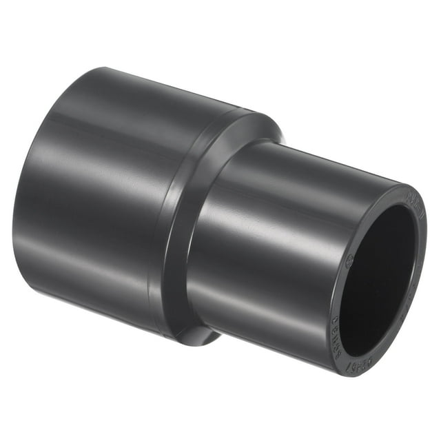 Uxcell 1"x3/4" UPVC Reducer Pipe Fitting SCH80 Straight Coupling, Grey ...