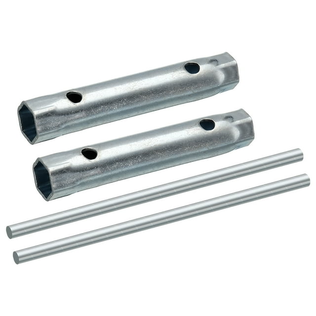 Uxcell 10-12mm Ignition Spark Plug Spanner Dual-Ended Wrench Hex Socket ...