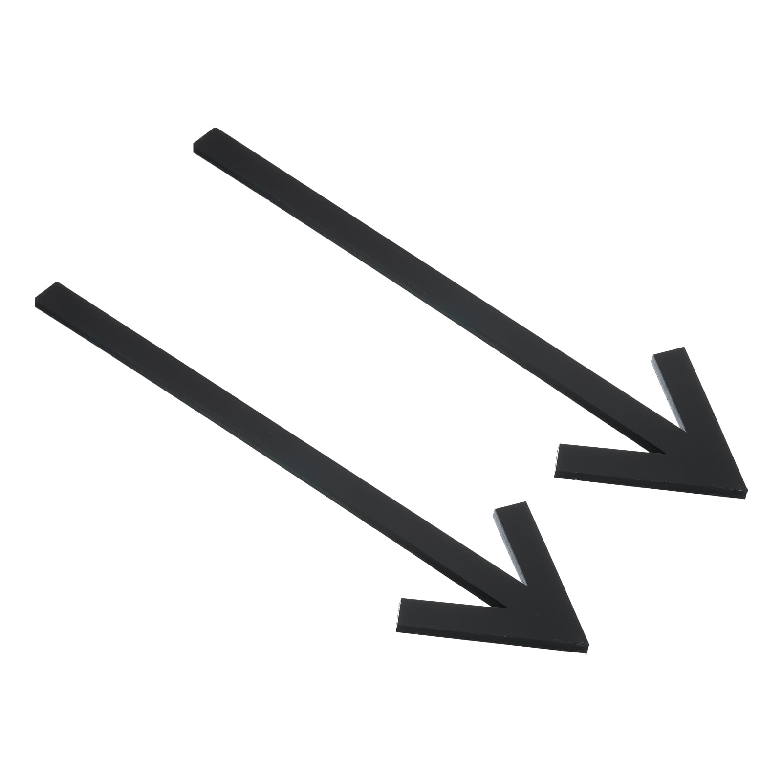Uxcell 10.2" Self Stick Arrow Sign, 2 Pack Acrylic Directional Sign ...