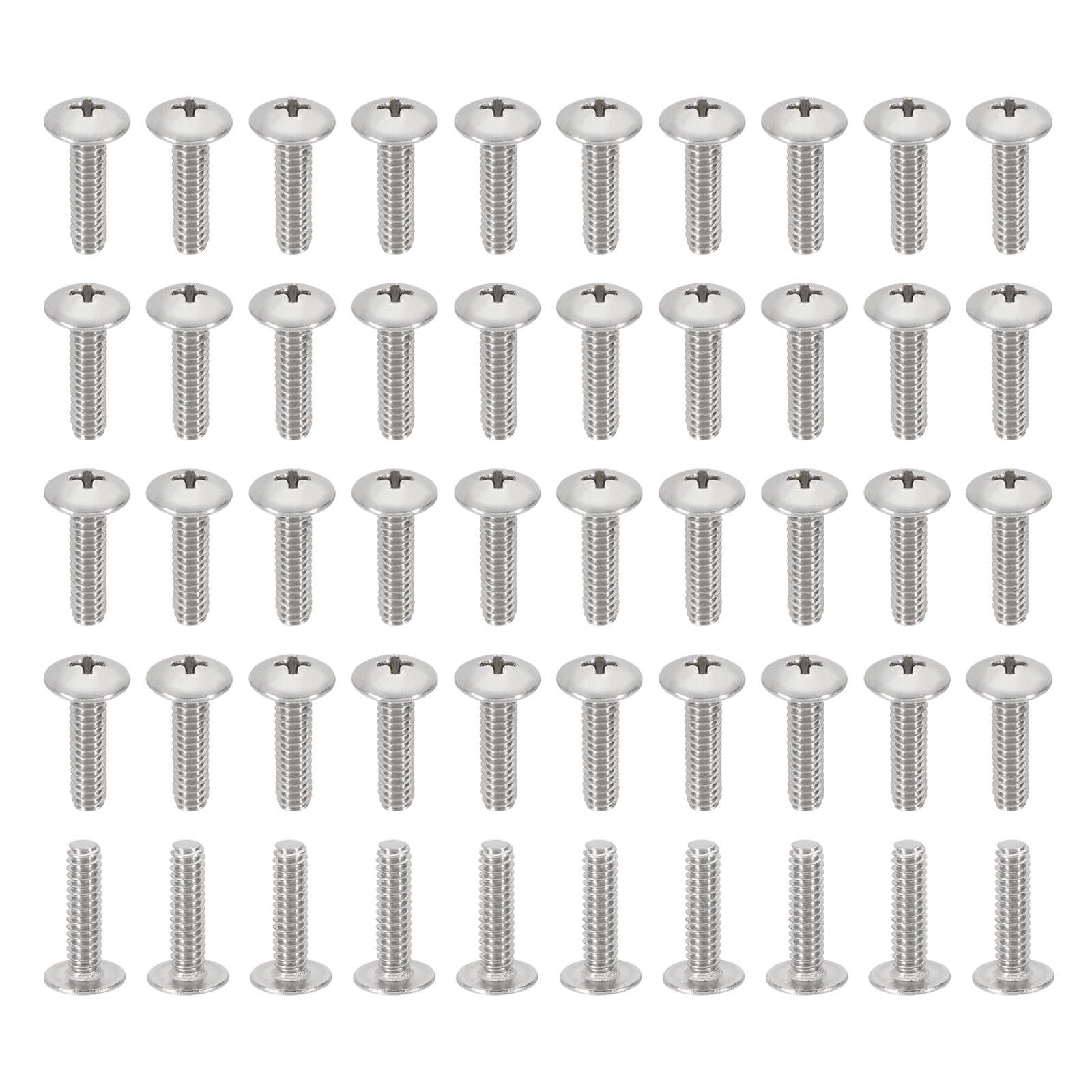 Uxcell 10#-24*3/4" Phillips Truss Head Bolts Screws, 50Pcs for Ceiling ...