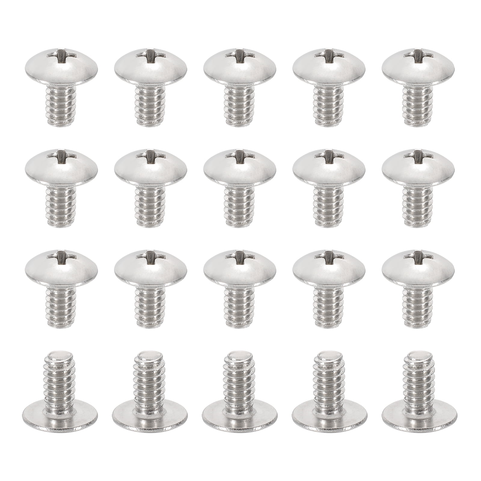 Uxcell 10#-24*3/8" Phillips Truss Head Bolts Screws, 20Pcs for Ceiling ...