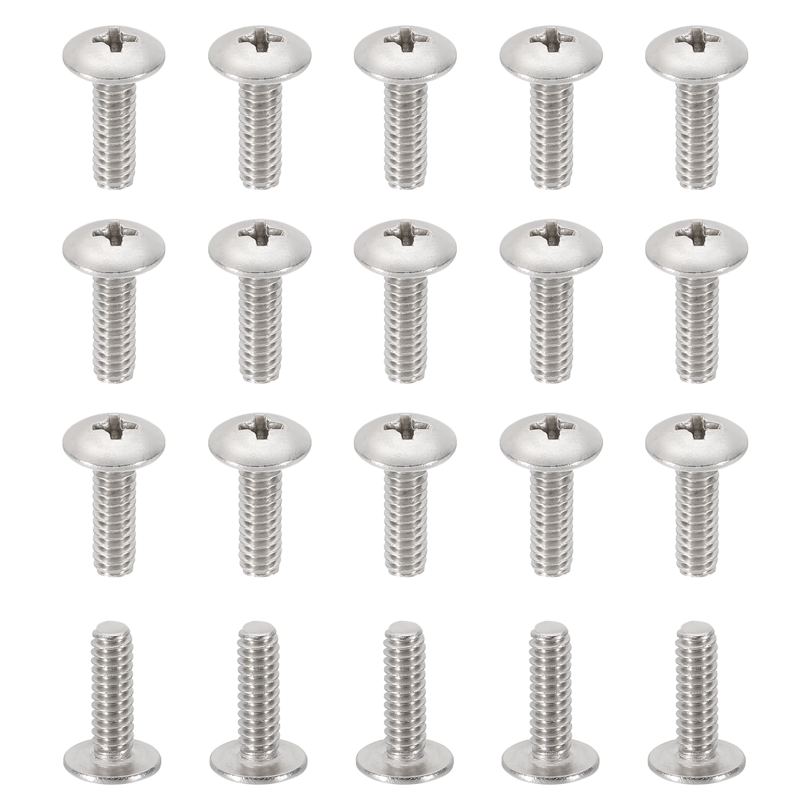 Uxcell 10#-24*5/8" Phillips Truss Head Bolts Screws, 20Pcs for Ceiling ...