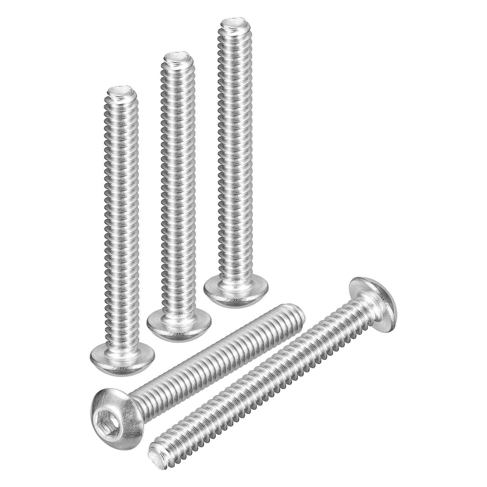 Uxcell #10-24x1-1/2" Button Head Socket Cap Screws - 20Pack - Good for Road Bicycle, Mountain ...