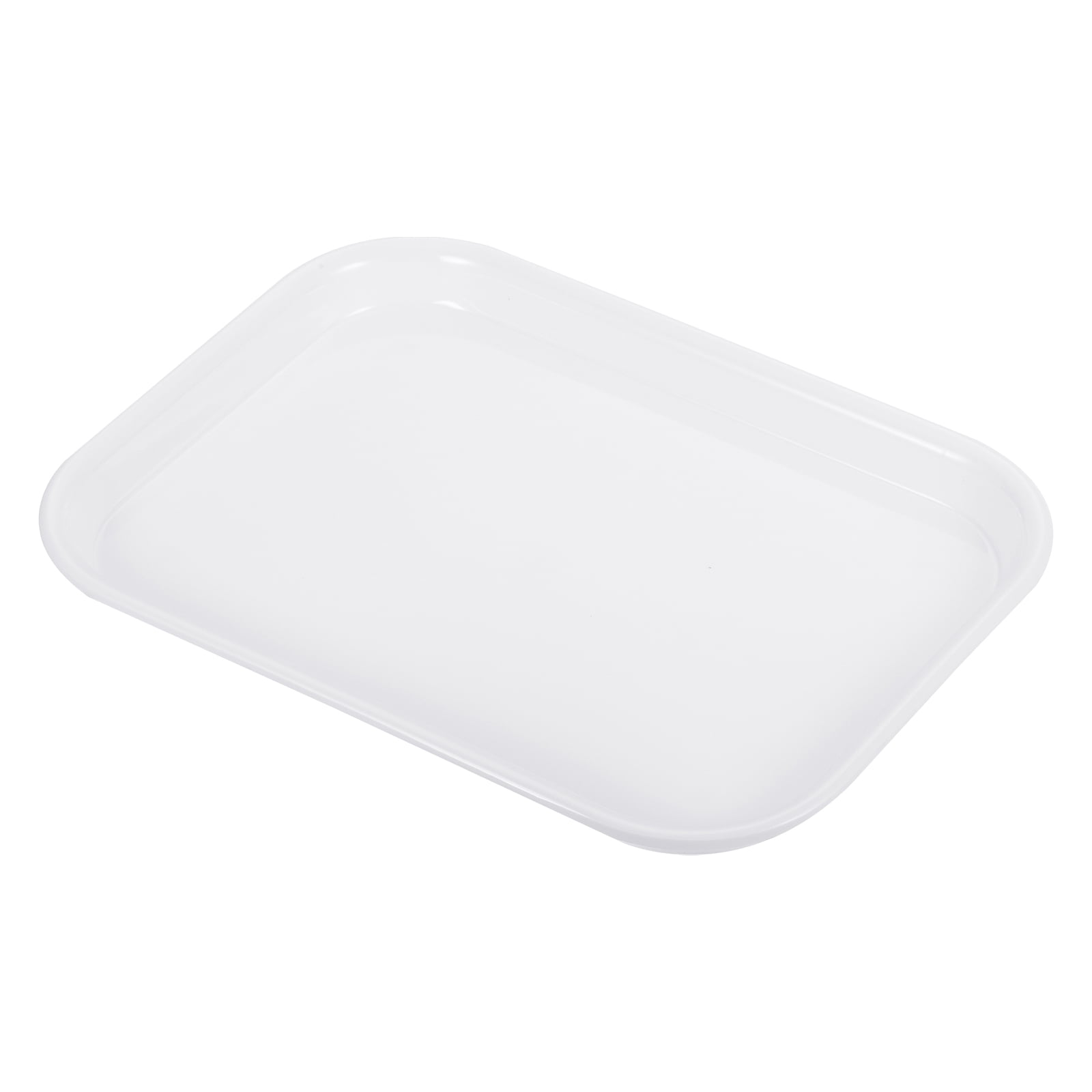 Uxcell 10.2x7.7" Fast Food Tray, Plastic Serving Tray Reusable Multi ...
