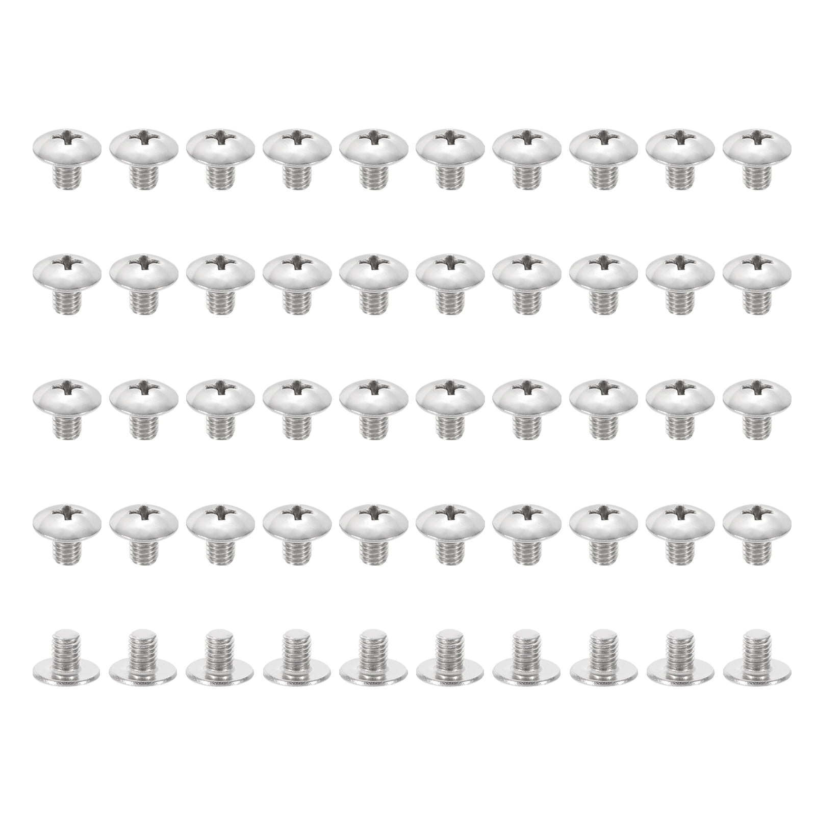 Uxcell 10#-32*1/4" Phillips Truss Head Bolts Screws, 50Pcs for Ceiling ...