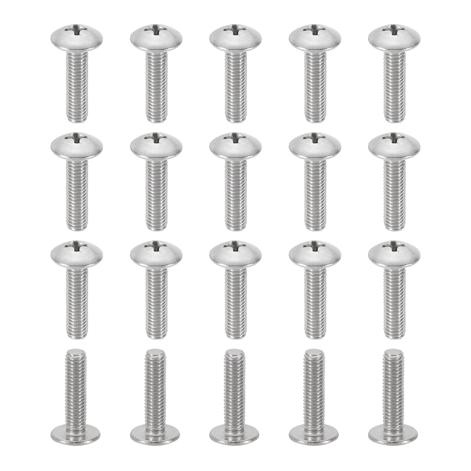 Uxcell 10#-32*3/4" Phillips Truss Head Bolts Screws, 20Pcs for Ceiling ...