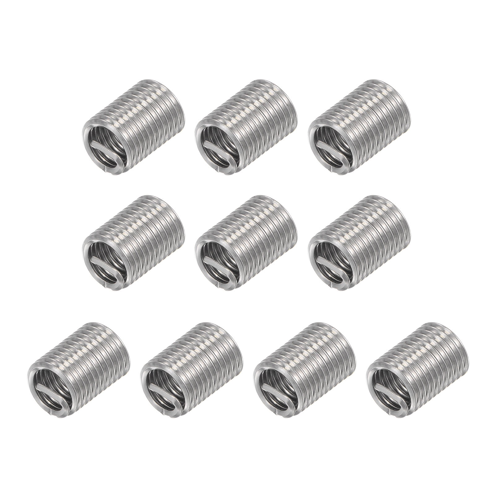 Uxcell 10-32 UNF 2.5D 304 Stainless Steel Wire Thread Inserts Screw ...