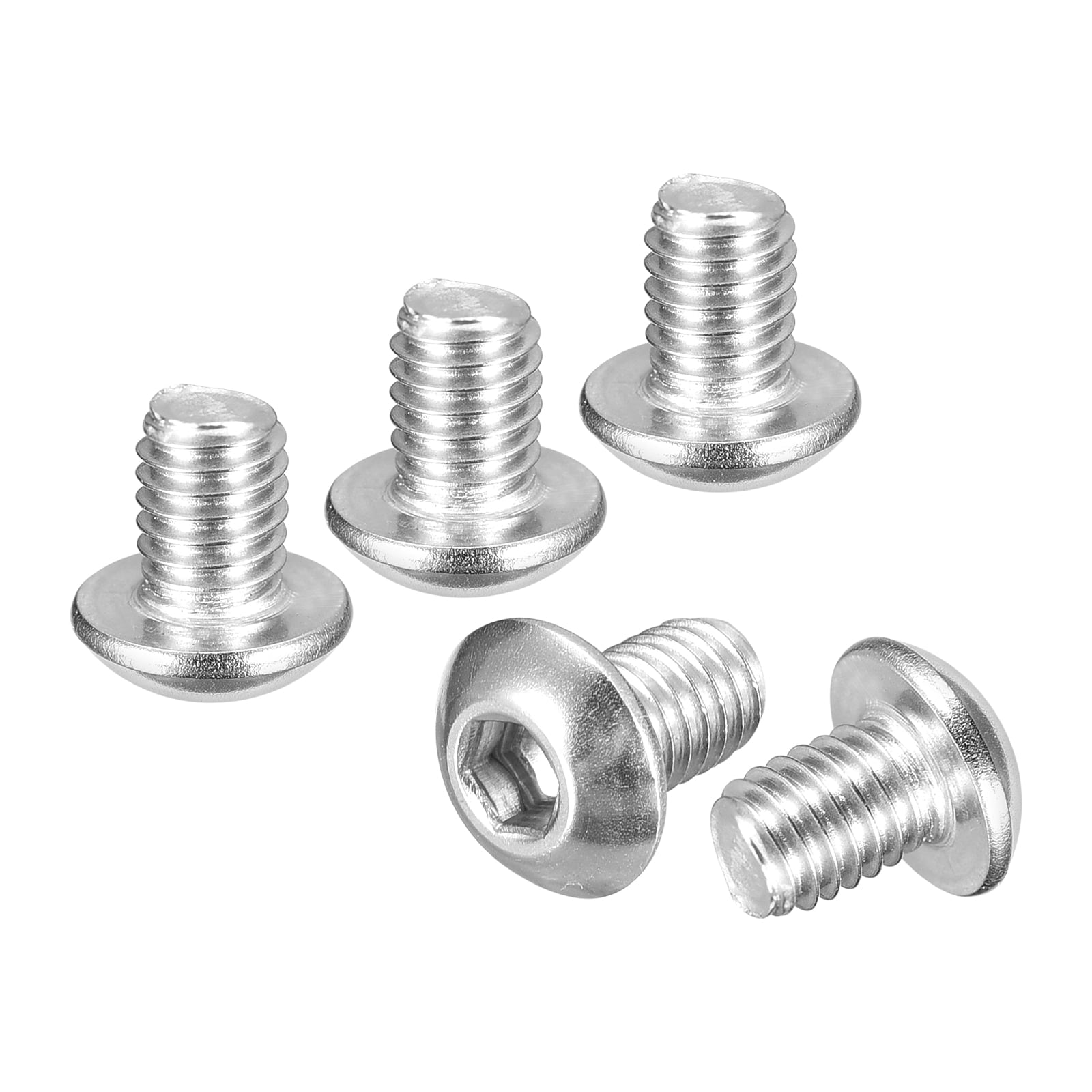 Uxcell #10-32x1/4" Button Head Socket Cap Screws - 10Pack - Good for ...