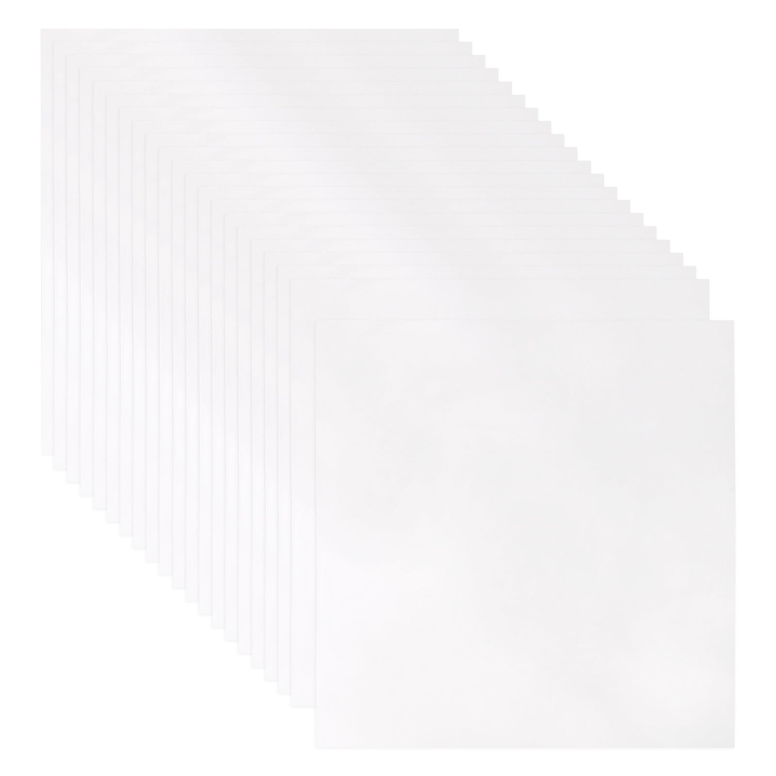 Uxcell 10.4"x10.4" Vinyl Record Inner Sleeves, 50 Pcs 3 Mil Anti-Static ...