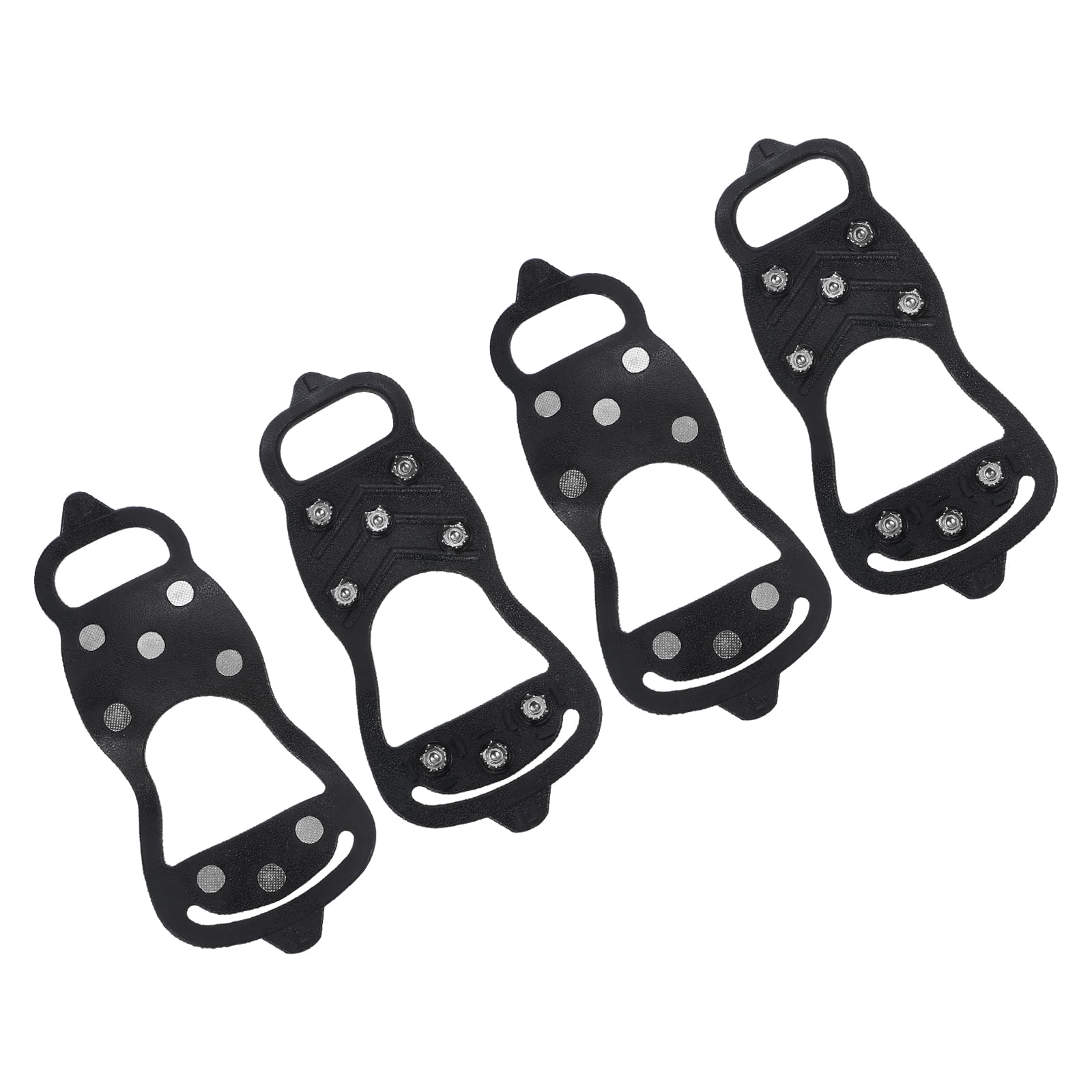 Uxcell 10.6" Ice Cleats Snow Traction Cleat Anti Slip 8Studs Silicone ...