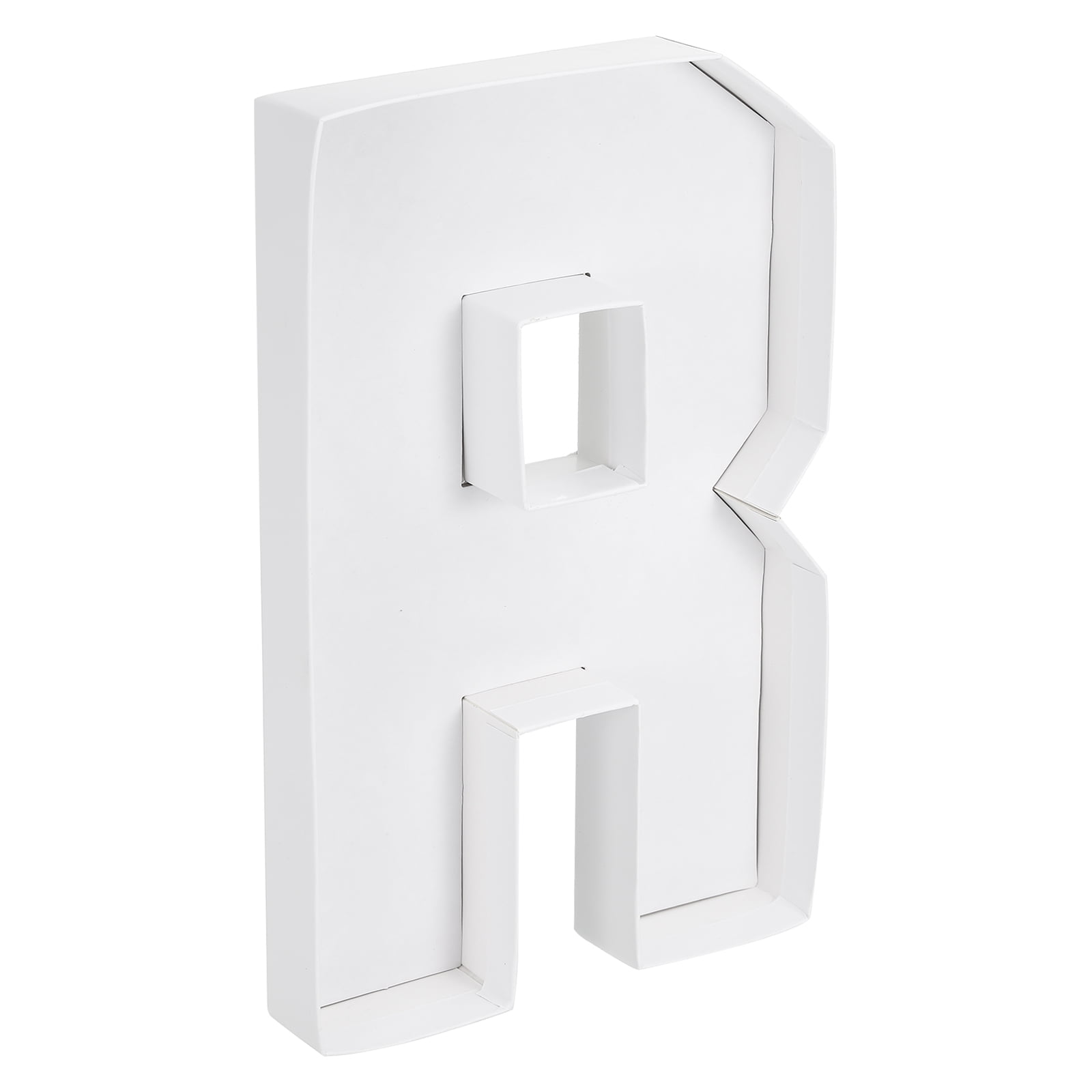 Uxcell 10" Cardboard Letter, Letter R Paper Box Fillable Tray Container ...