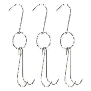 4pack 8inch Heavy Duty S-Hooks Stainless Steel Meat Processing Butcher ...