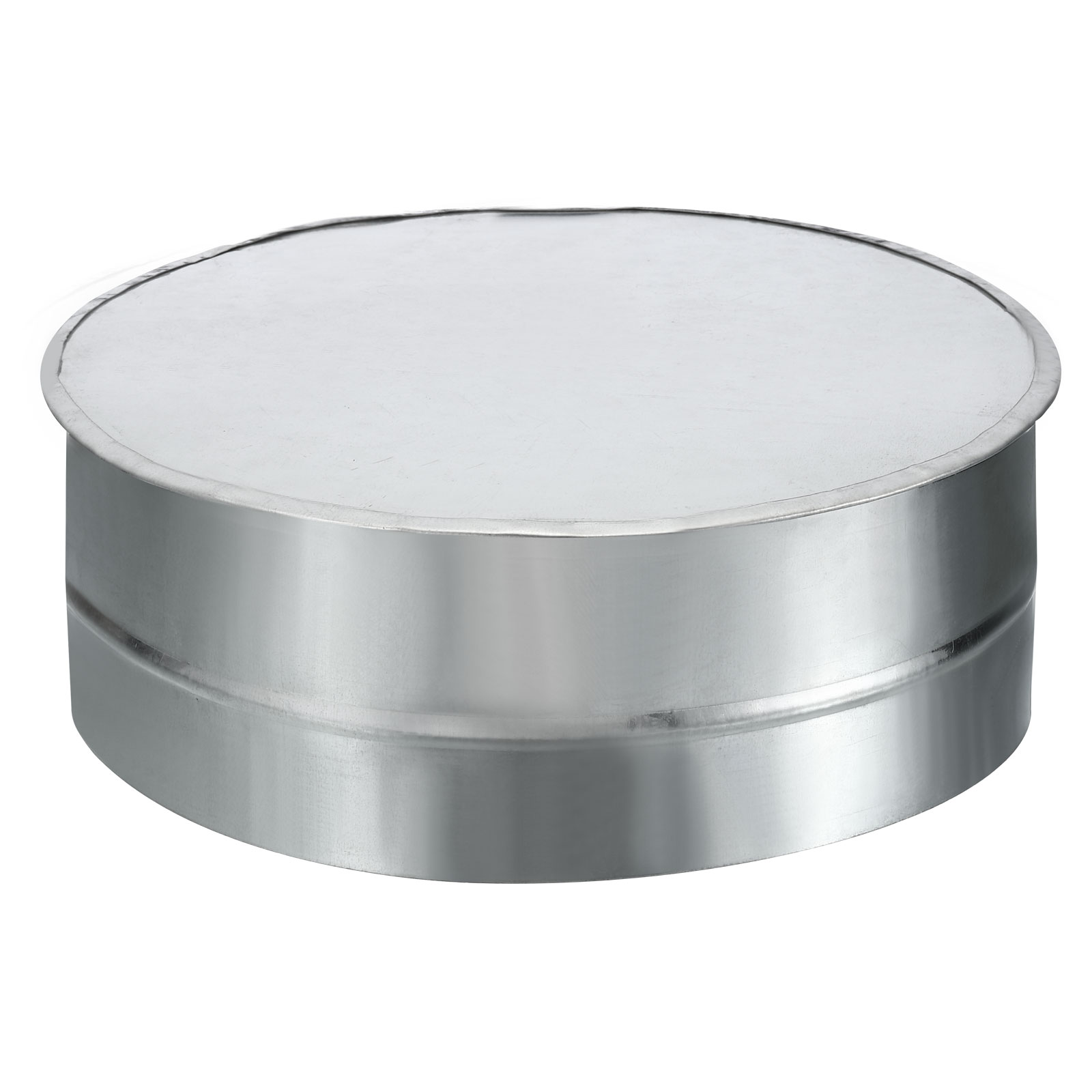 Uxcell 10" Duct End Cap, 1Pcs Galvanized Steel Tee Cap Metal Round ...