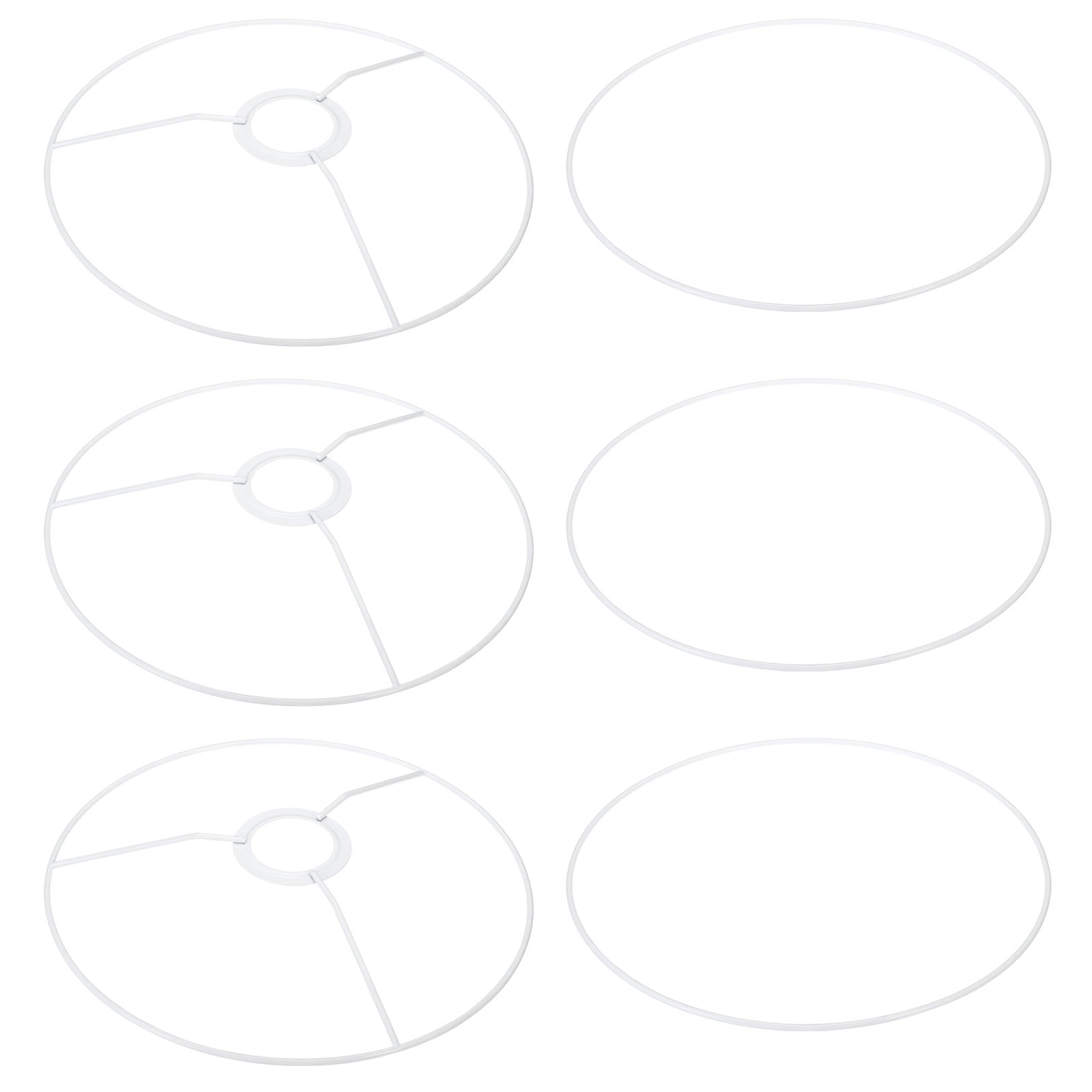 Uxcell 10" E26 E27 Lamp Shade Ring Frame with European Fitter, 3pcs ...