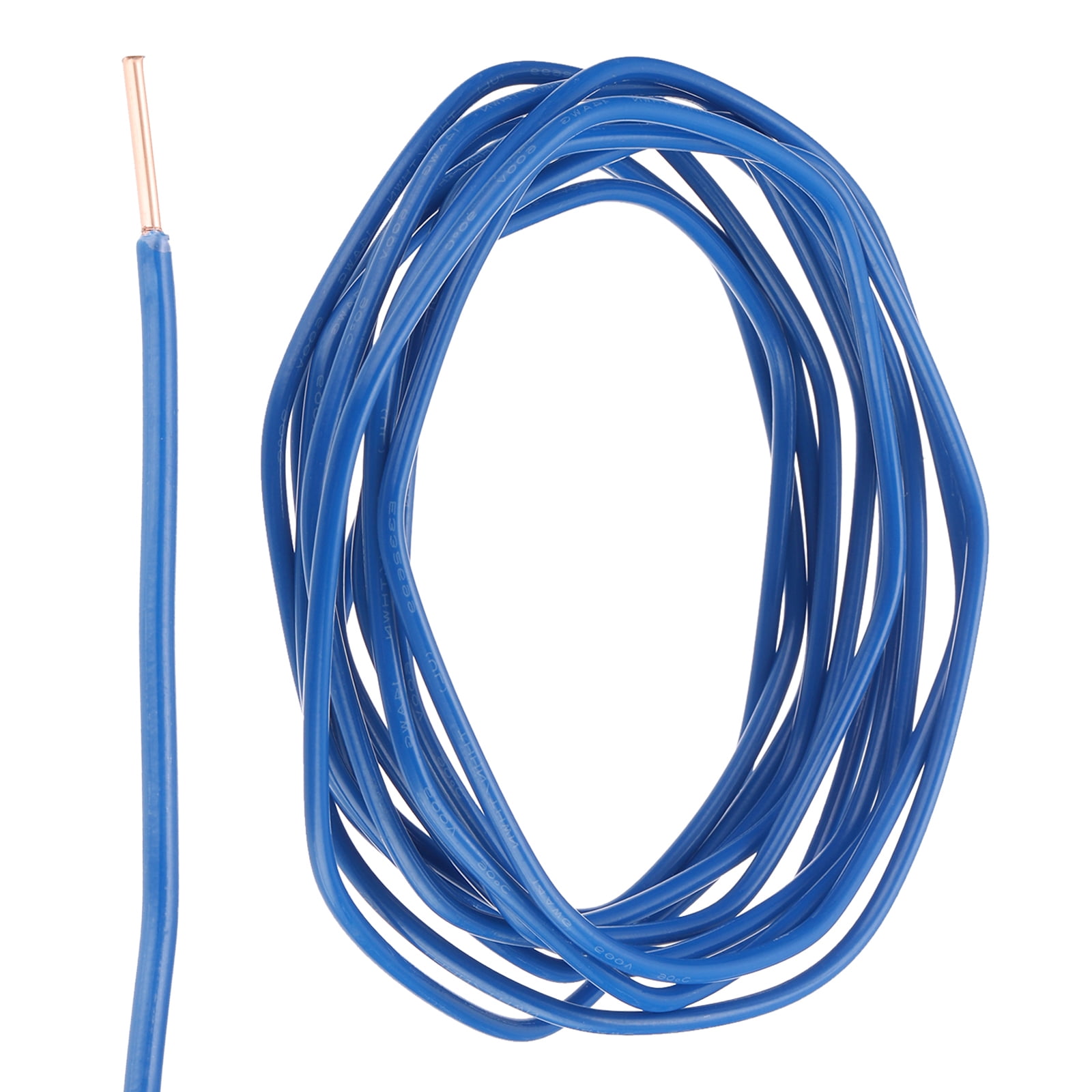 Uxcell 10 Feet Electrical Wire Insulated Solid Copper 14 AWG Hook Up ...