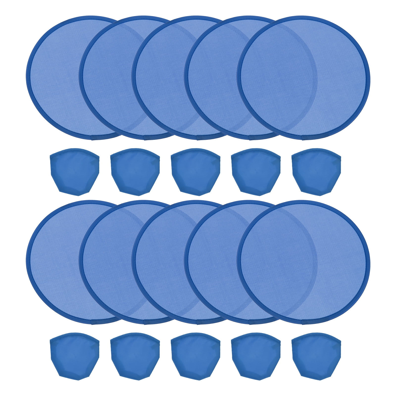 Uxcell 10" Foldable Flying Disc Folding Pocket Flying Disc Bulk Set ...