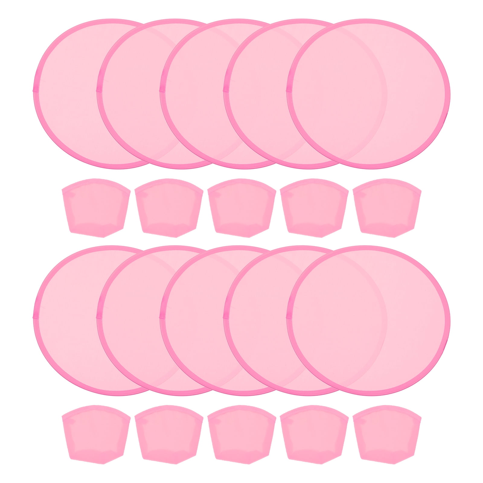 Uxcell 10" Foldable Flying Disc Folding Pocket Flying Disc Bulk Set ...