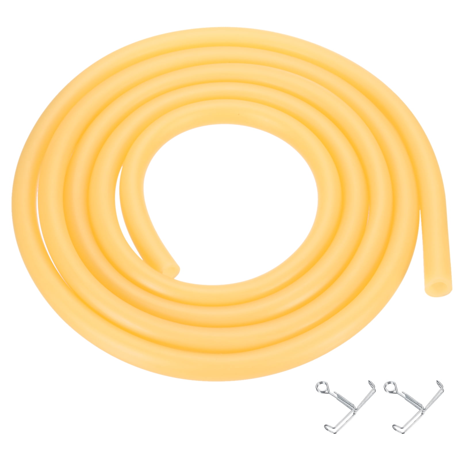 Uxcell 10 Ft Natural Latex Rubber Tubing, 1/2"(12mm) ID x 11/16"(17mm ...