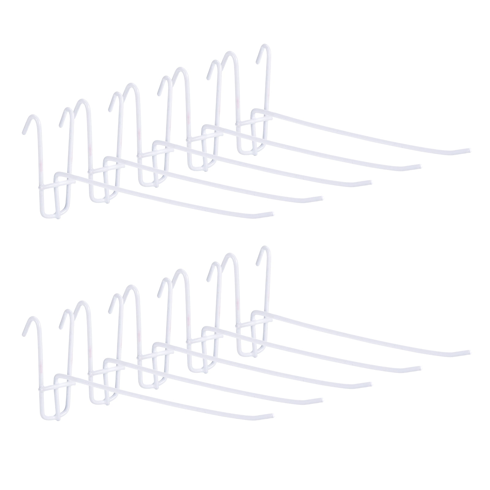 Uxcell 10 Pcs Grid Wall Hooks 8 inch Grid Wall Panel Display Hooks for ...