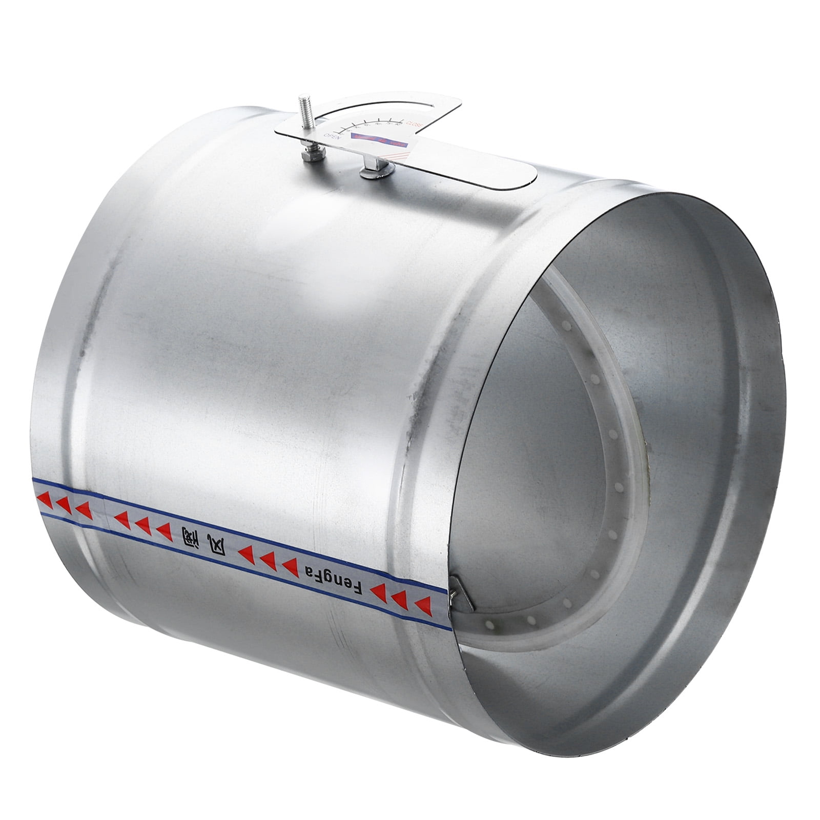 Uxcell 10" HVAC Duct Manual Volume Damper with Sleeve Adjustment ...