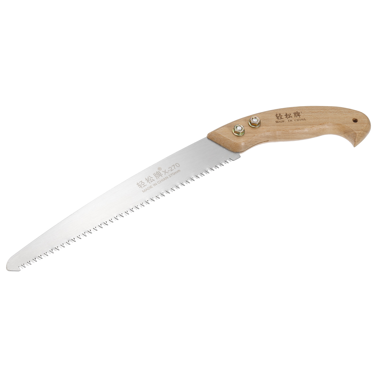 Uxcell 10" Hand Pruning Saw, Wood Handle Triple Tooth for Camping ...