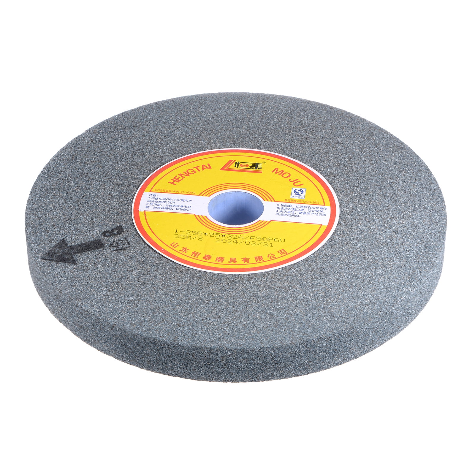 Uxcell 10-Inch Bench Grinding Wheels Aluminum Oxide 80 Grits Surface ...
