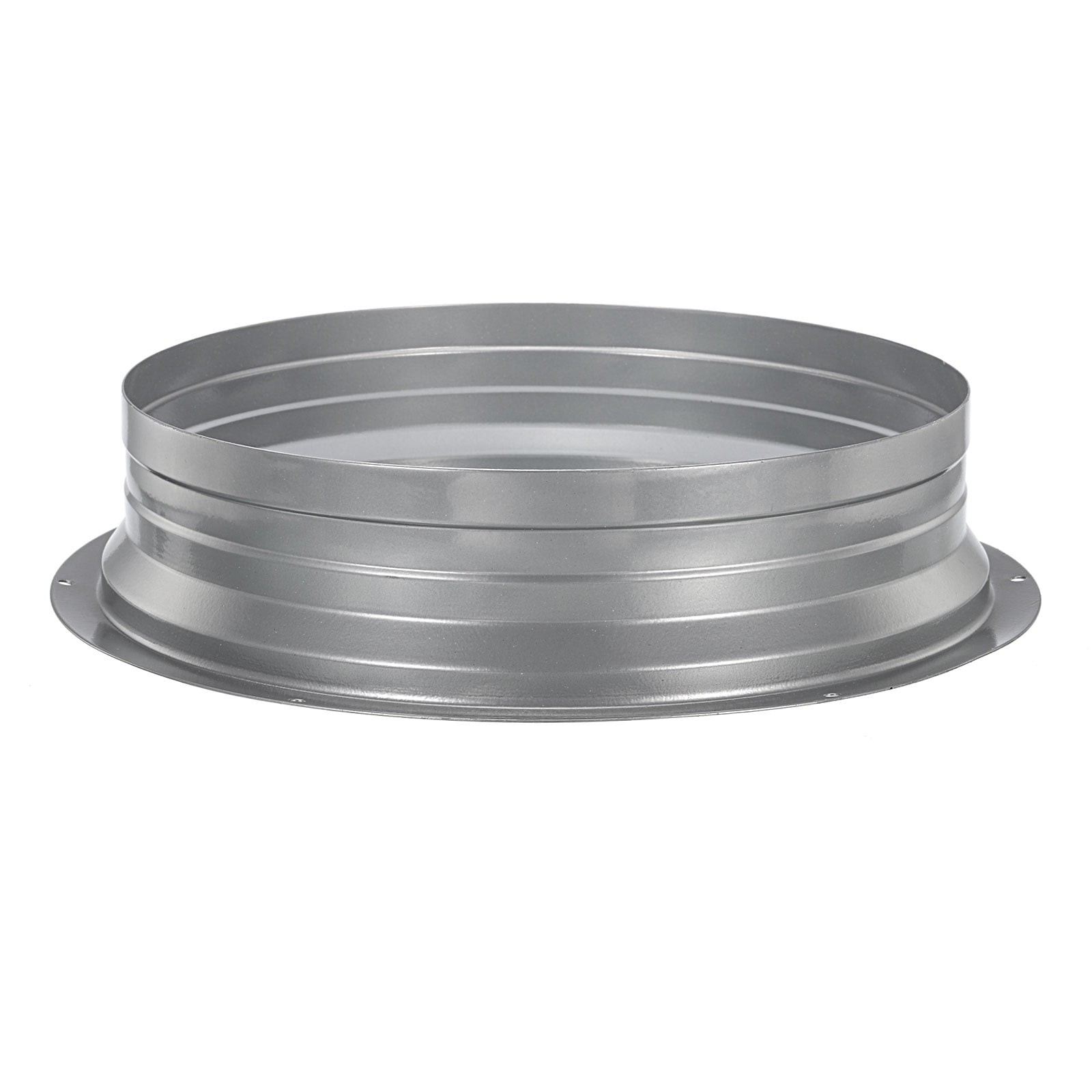 Uxcell 10 Inch Duct Connector Flange Metal Fitting Straight Pipe Flange ...