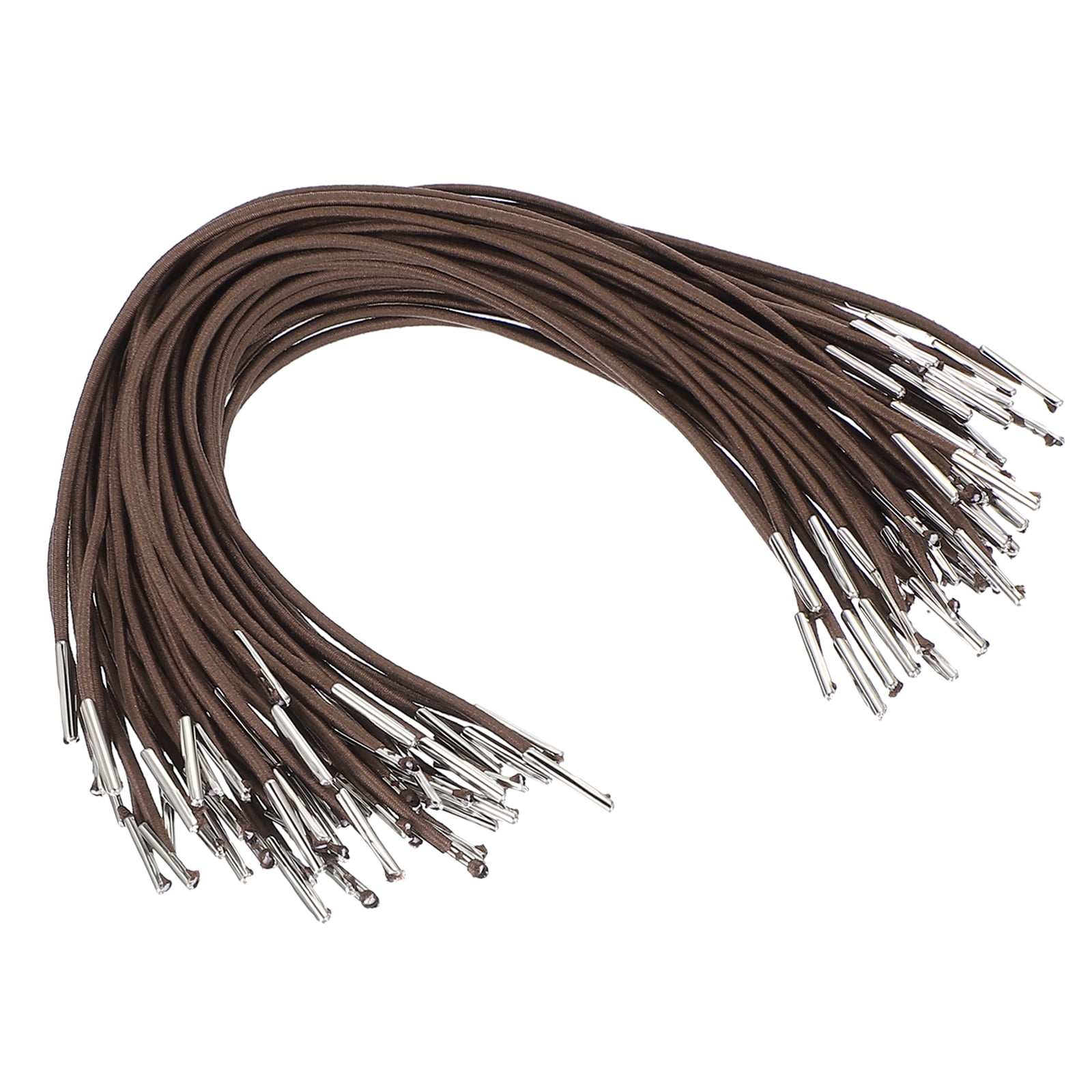 Uxcell 10 Inch Elastic Barbed Cord 2 mm Loop Stretch Round String with ...