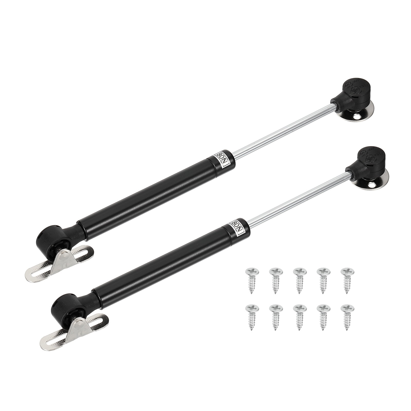Uxcell 10 Inch Gas Struts for Cabinets, 2 Pcs Wood Gas Spring Shocks ...