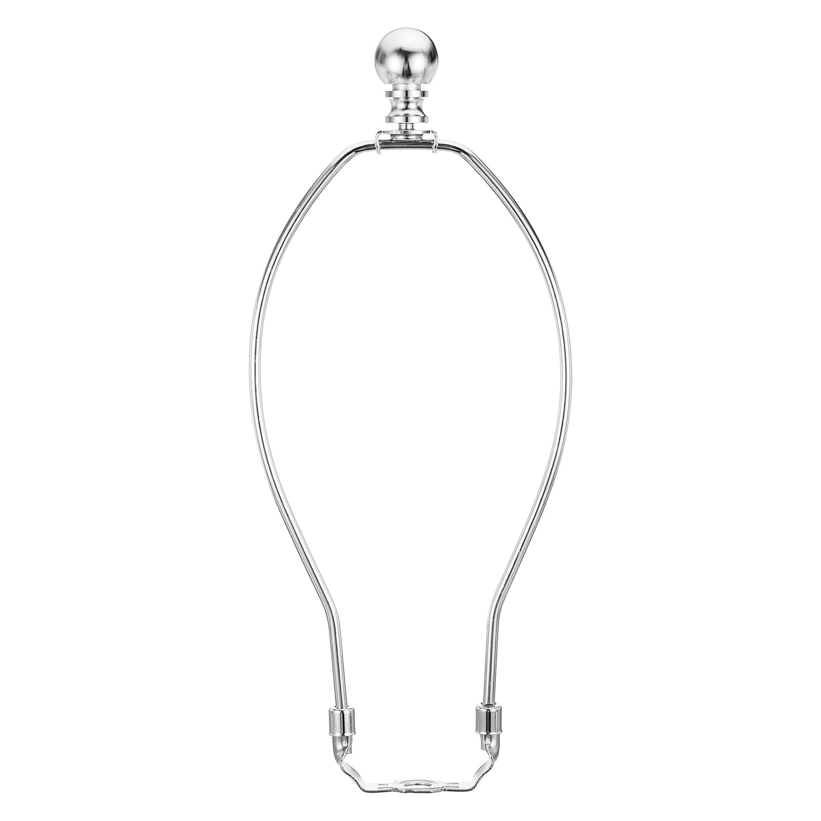 Uxcell 10 Inch Lamp Harp Kit with Finial Lamp Shade Holder Chrome, 1 ...