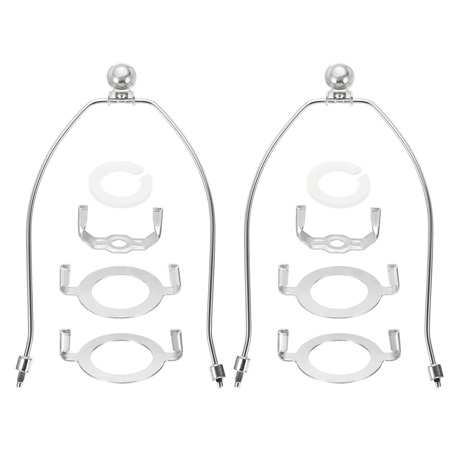 Uxcell 10" Lamp Harp, 2 Set Detachable Lamp Shade Holder with 3/8 ...