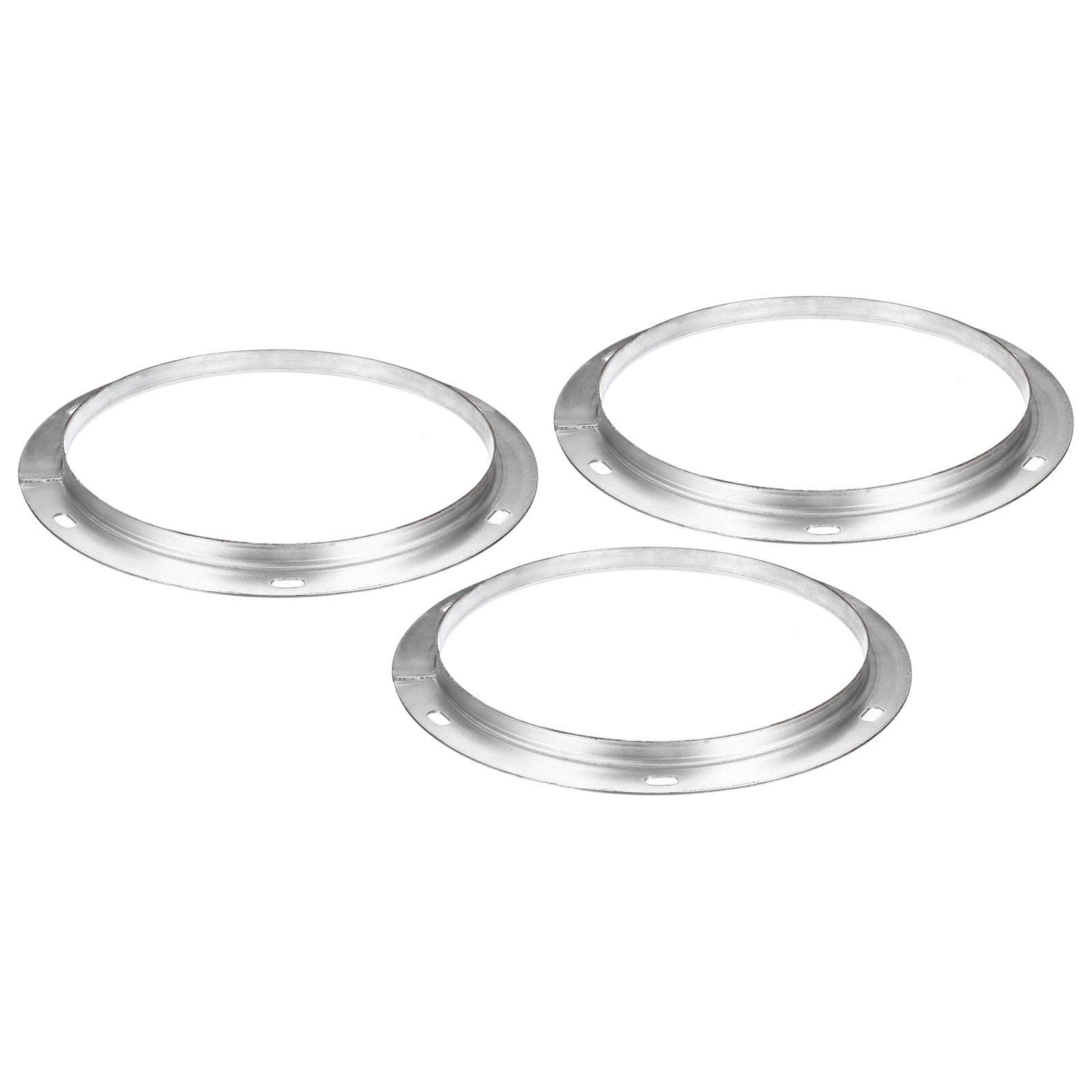 Uxcell 10" Metal Duct Connector Flange Straight Pipe Exhaust Flange ...