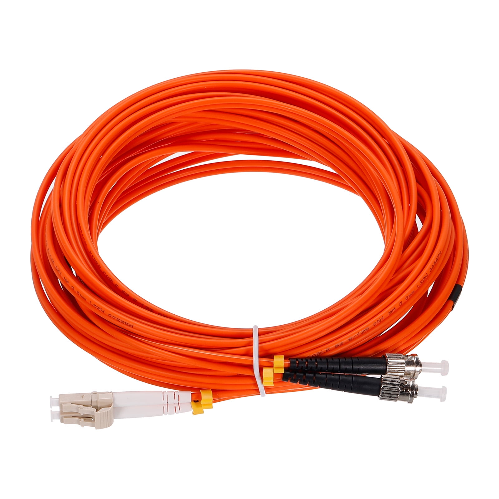 Uxcell 10 Meters 32.8Ft Fiber Patch Cable Multimode LC-ST OM1 LSZH ...