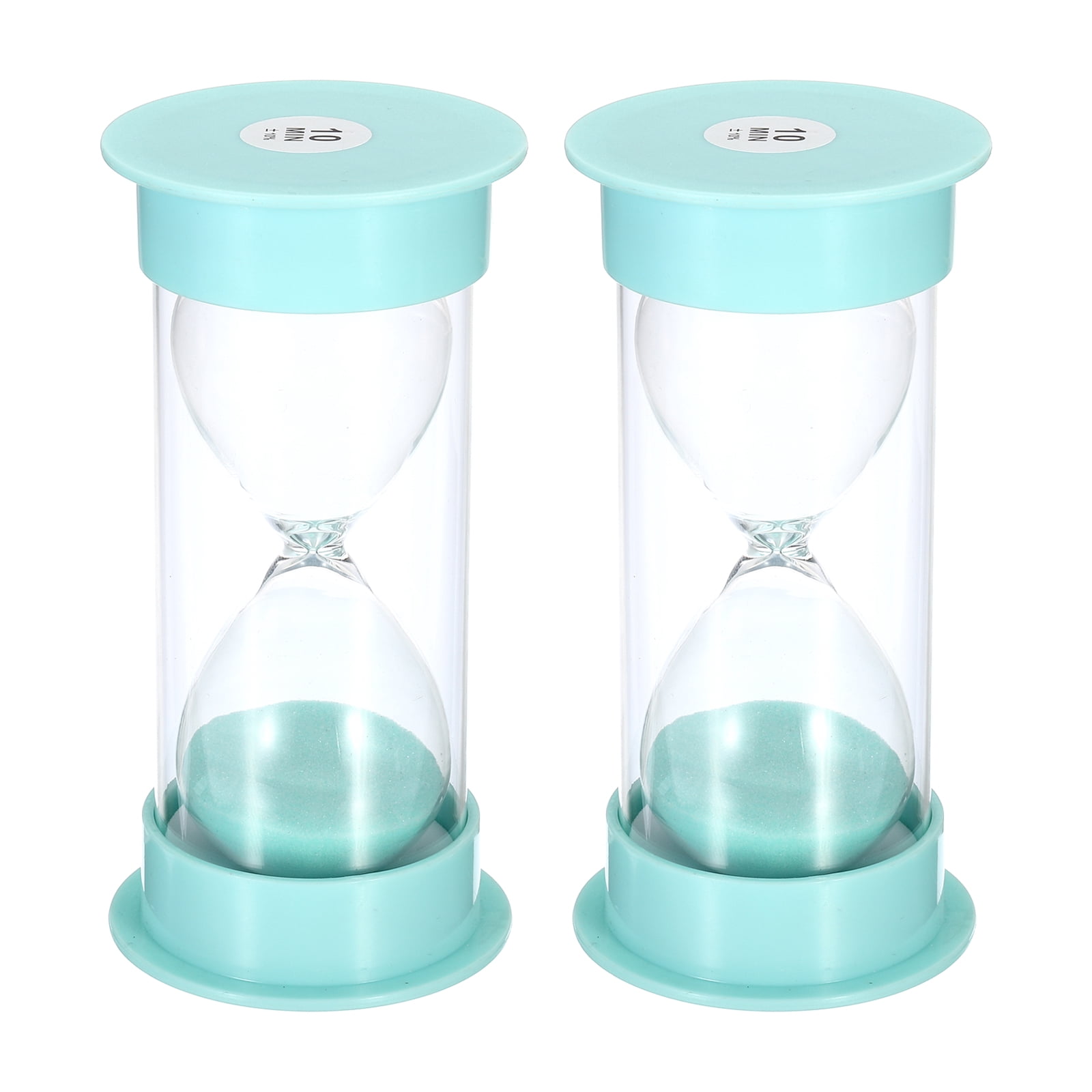 Uxcell 10 Min Sand Timer, 2Pcs 5.26 x 2.53inch Small Sandy Clock, Count ...